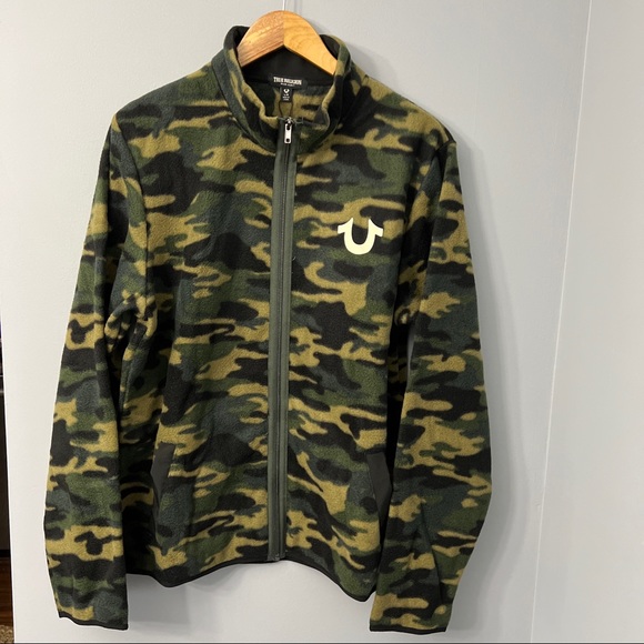 True Religion | Jackets & Coats | True Religion Camouflage Mens Fleece ...